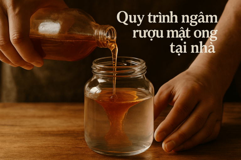 Cách ngâm rượu mật ong ngon chuẩn vị tại nhà - OginBee